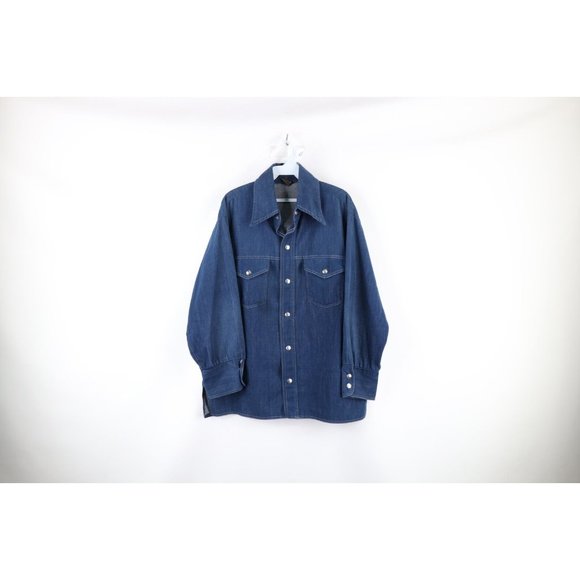 Vintage | Jackets & Coats | Vintage 7s Streetwear Large Faded Western ...